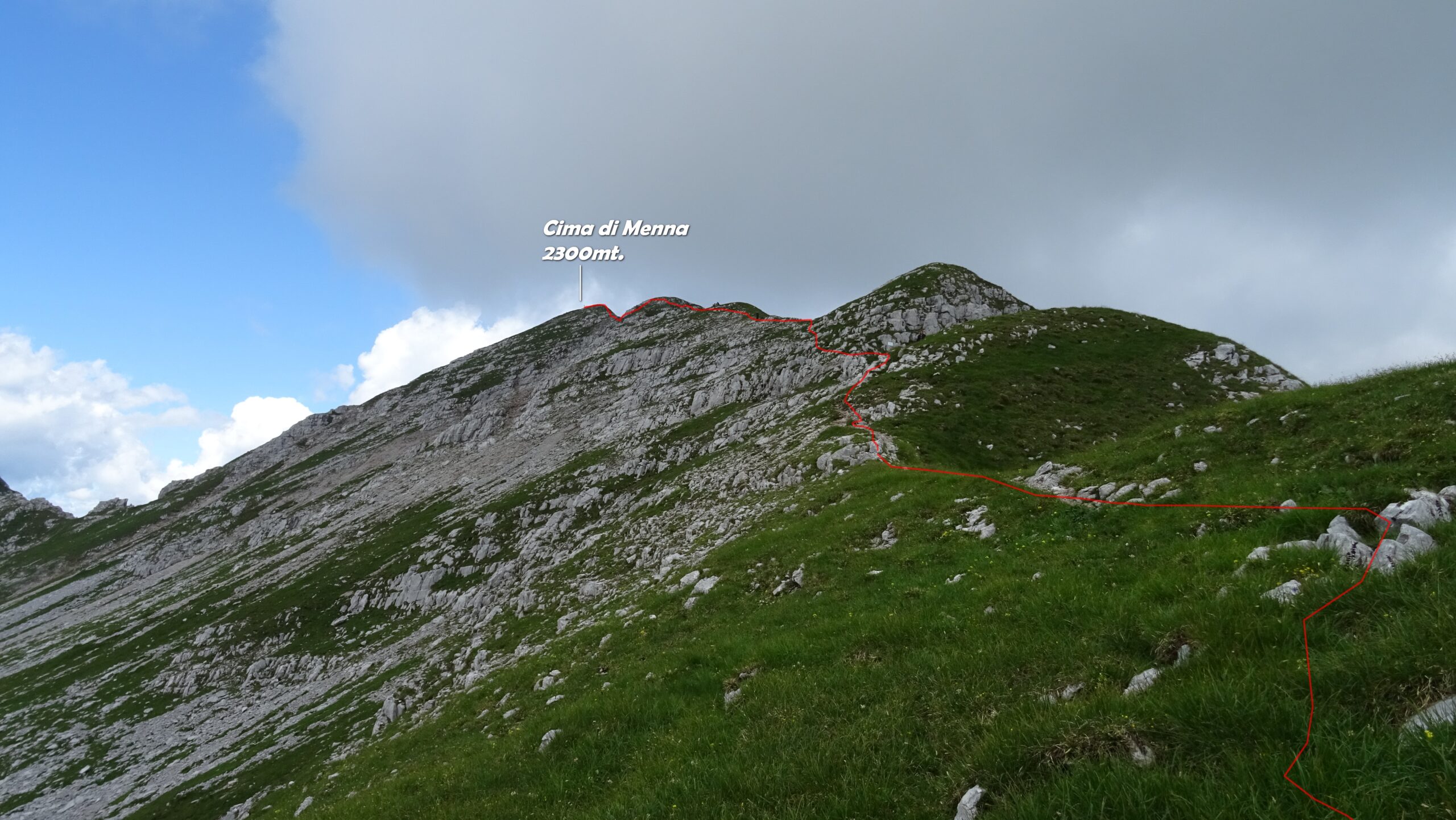 Menna (Cima di) da Zorzone - Escursionismo | Camminata a Oltre il Colle ...