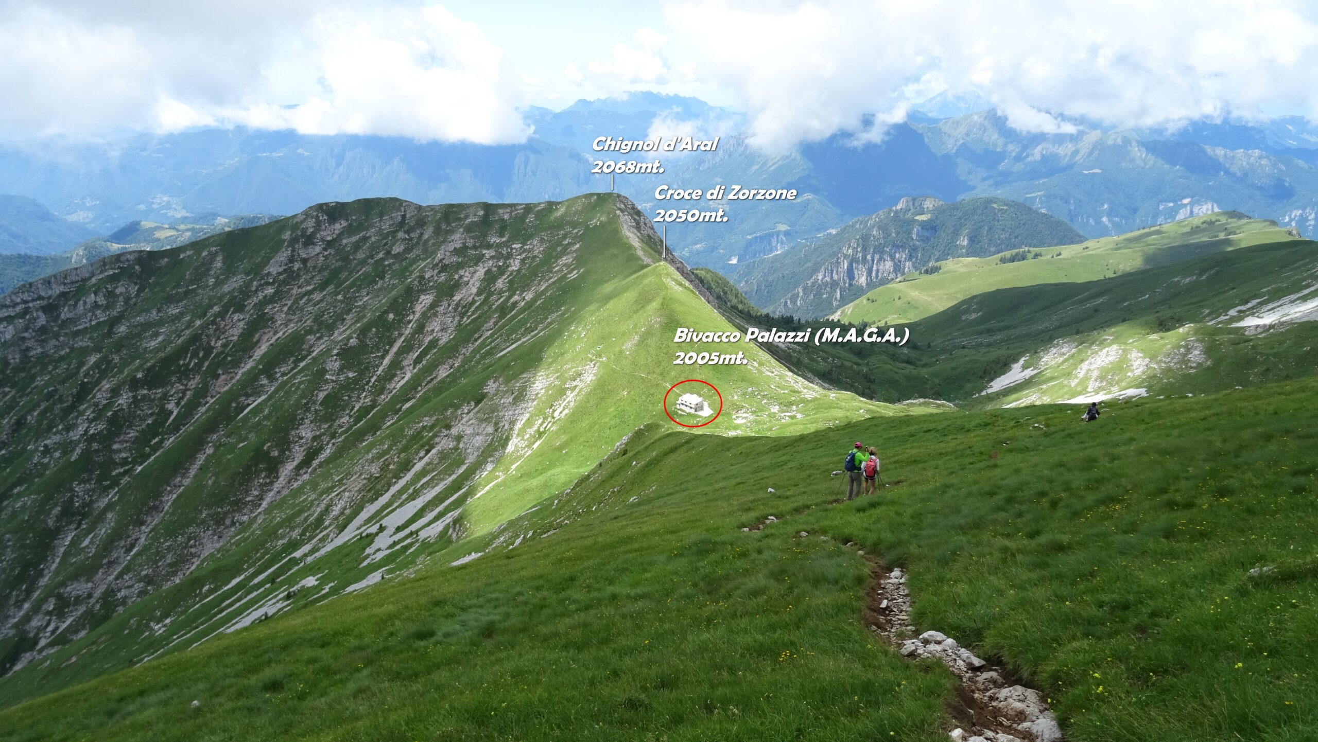 Menna (Cima di) da Zorzone - Escursionismo | Camminata a Oltre il Colle ...