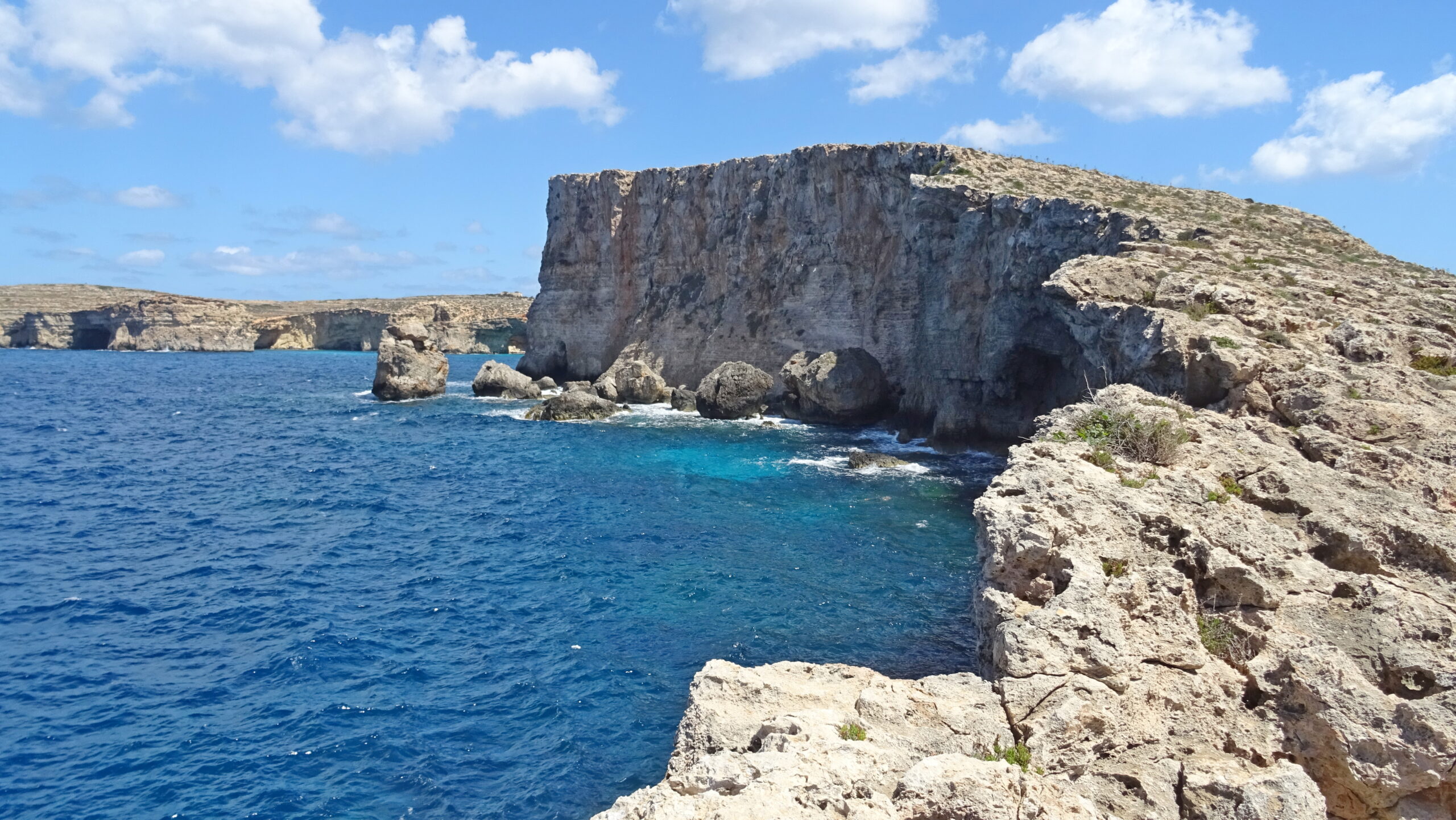Comino (Isola di) dal Porto Blue Lagoon, anello costiero ...